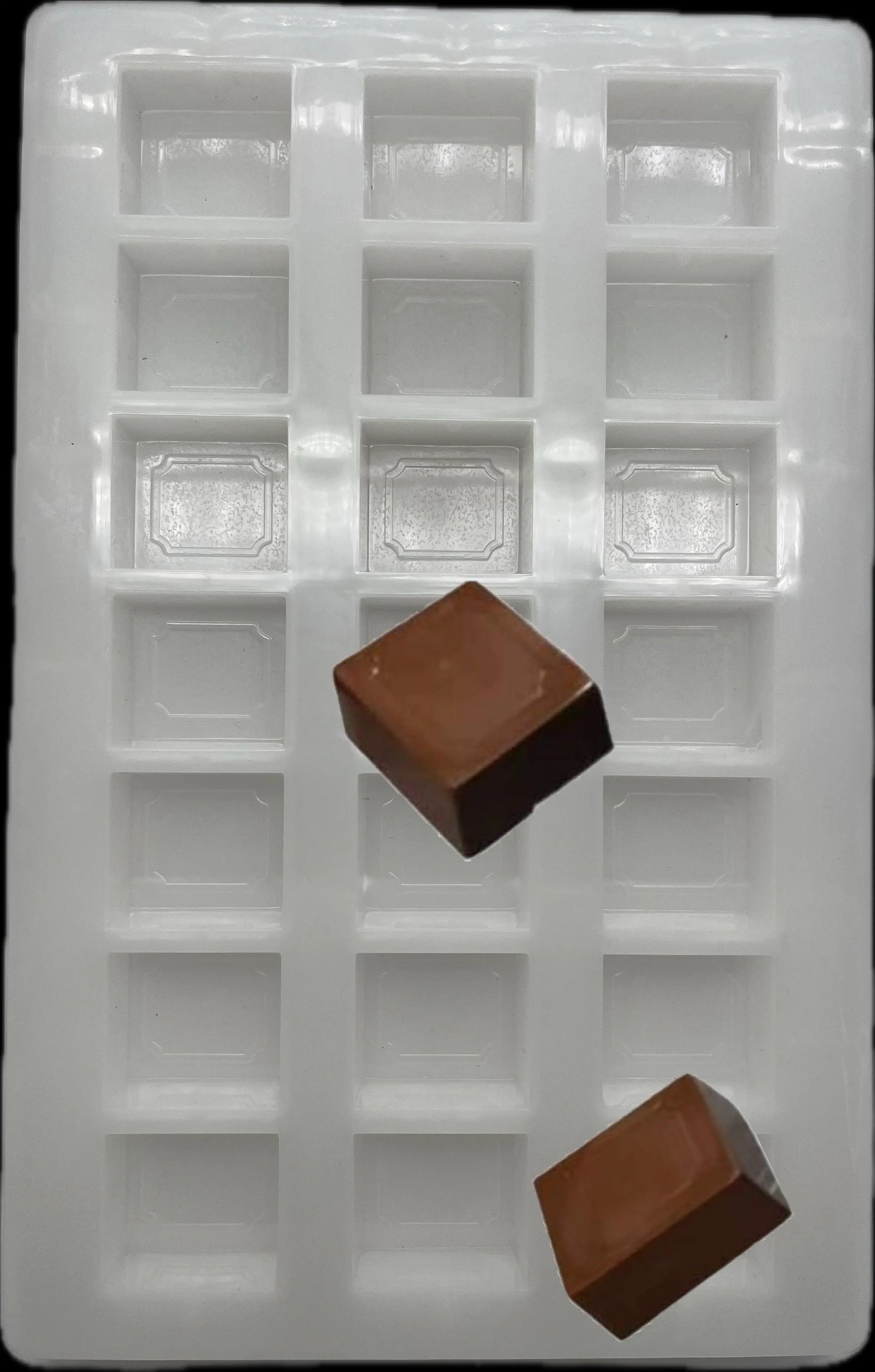 Chocolate frame Square Shape PC Polycarbonate Chocolate Mold – MunchiesHouse